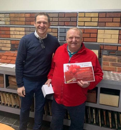 25 Years Of Service Graham Sharp - ET Bricks